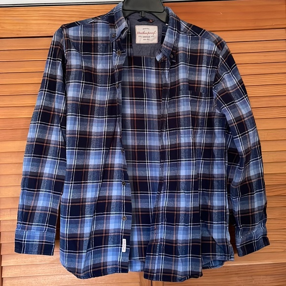 Weatherproof | Shirts | Mens Blue Flannel Shirt | Poshmark